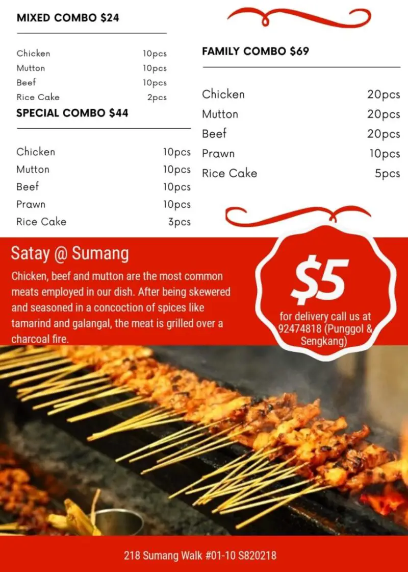 Satay Sumang: New satay stall opens in Punggol West